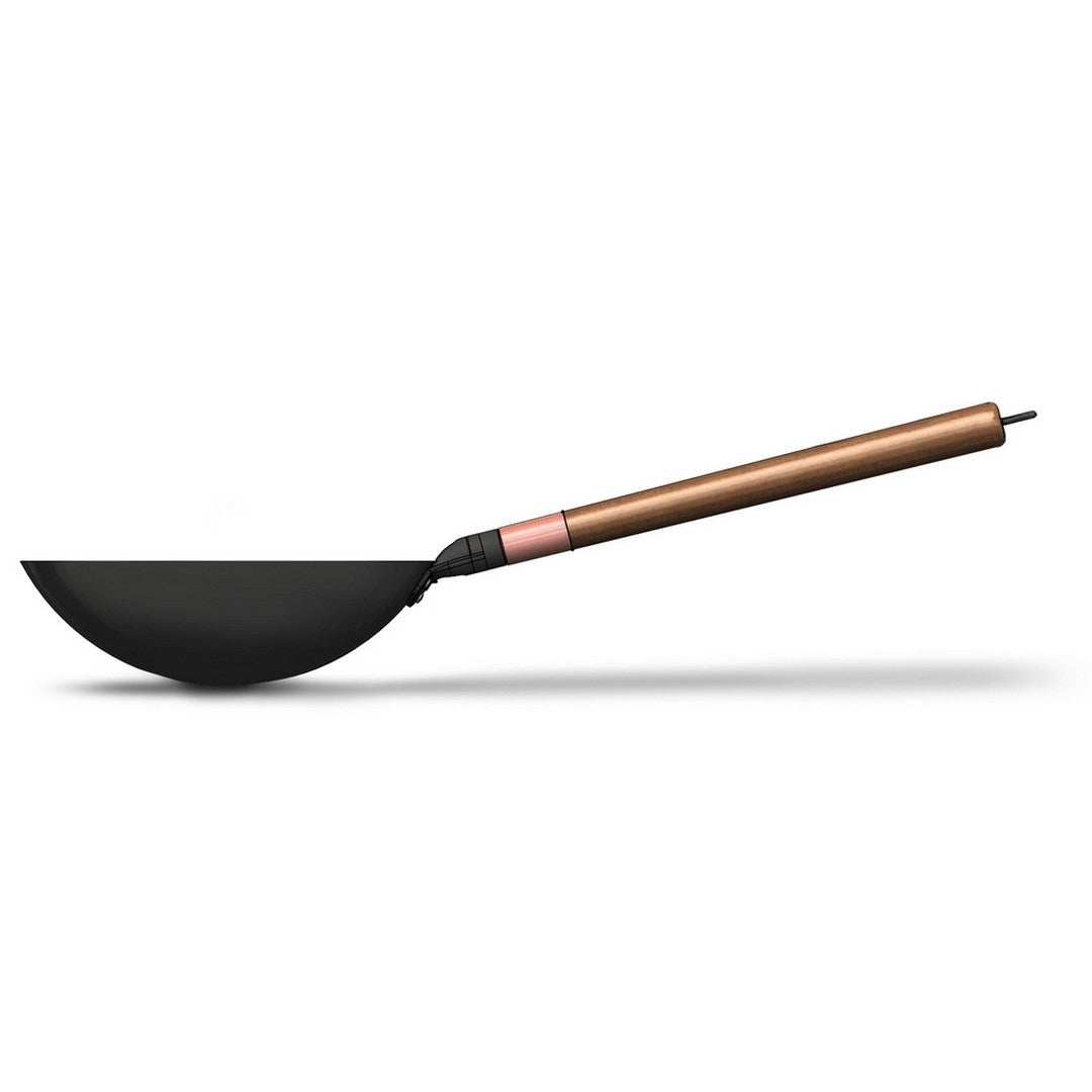 Barebones Blue carbon steel Long handle wok